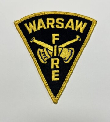 VINTAGE INDIANA IN WARSAW FIRE DEPT PATCH KOSCIUSKO COUNTY | eBay