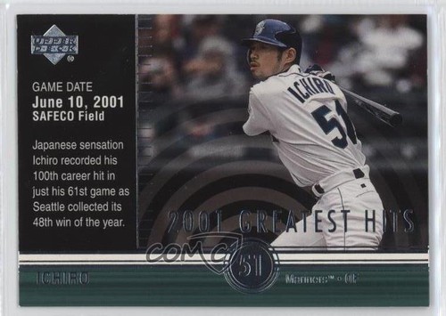 2002 Upper Deck 2001's Greatest Hits Ichiro Suzuki #GH2 HOF | eBay