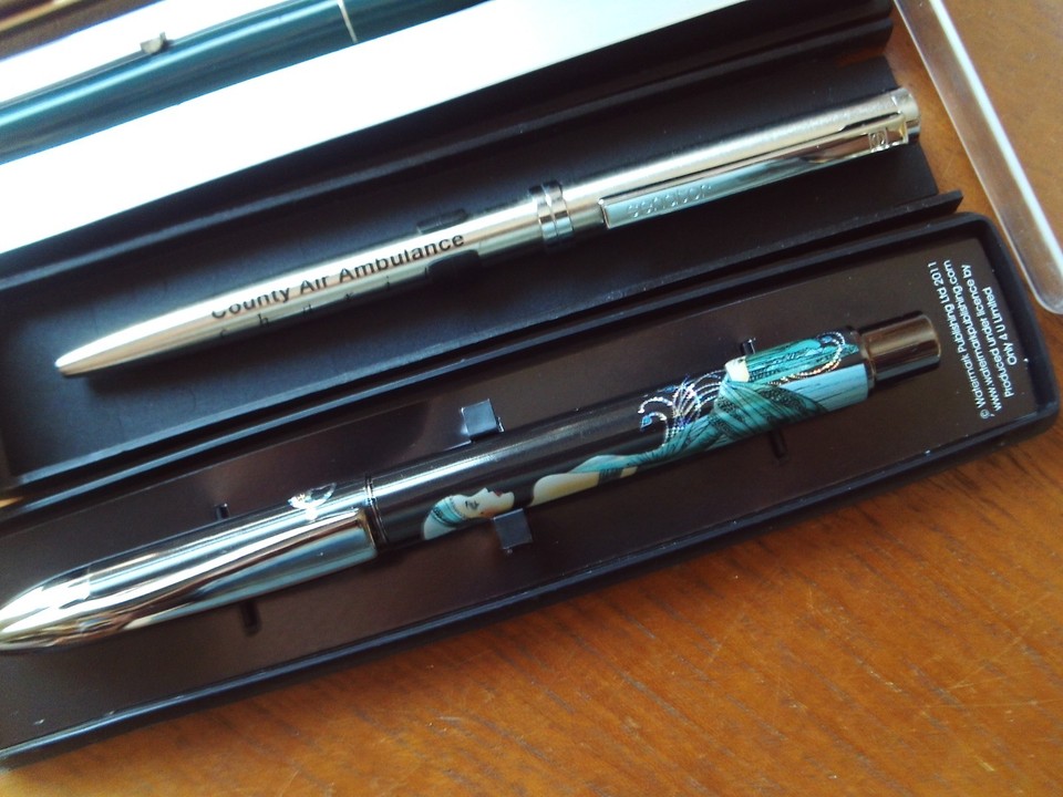 Collection 5 Ballpoint Pens in Boxes Waterman Papermate Biro see ...