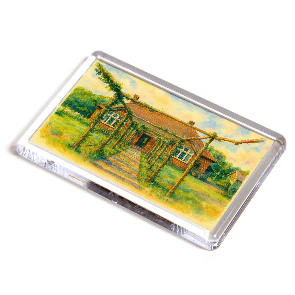 FRIDGE MAGNET - Jane's Tea Gardens, Billingshurst (a) - Vintage Art ...