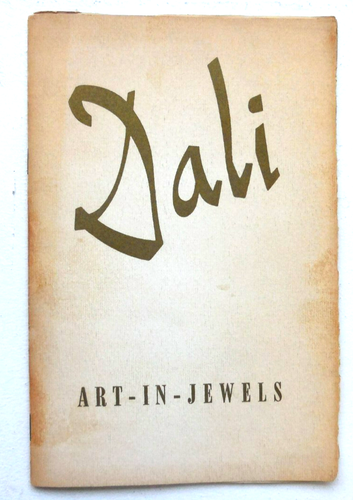 SALVADOR DALI. art in jewels. Owen Cheatham Foundation, New York. 1958 | eBay