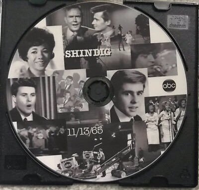 SHINDIG TV show DVD Nov. 13, 1965 Great Quality Rick Nelson Turtles ...