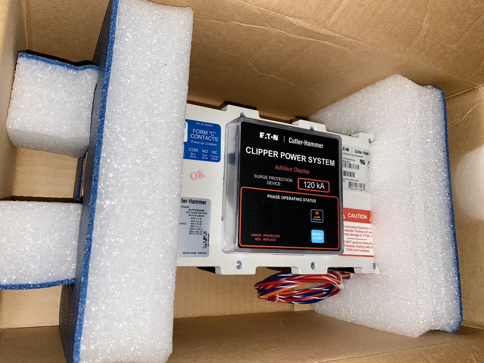 New CUTLER-HAMMER CPS120240HAA 240V 30A Clipper Power System Surge ...