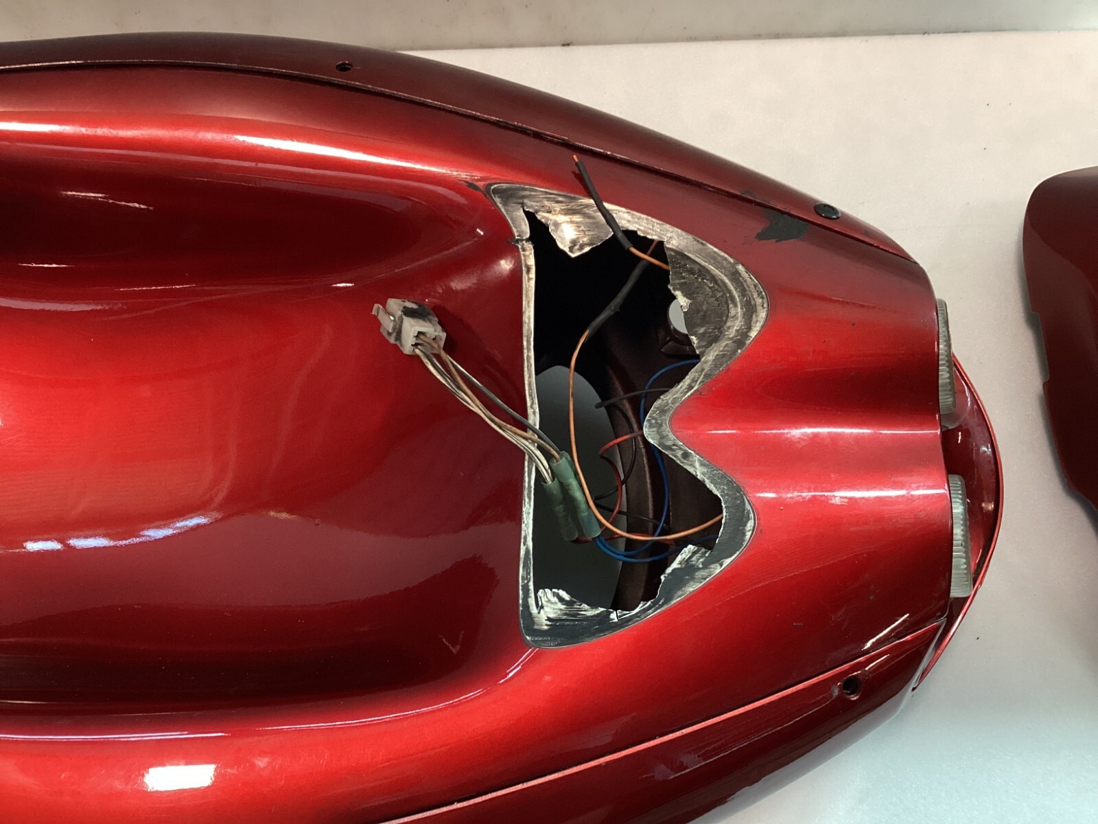 99-07 Suzuki Hayabusa GSXR 1300 BACK REAR TAIL FAIRING SEAT COWL ...