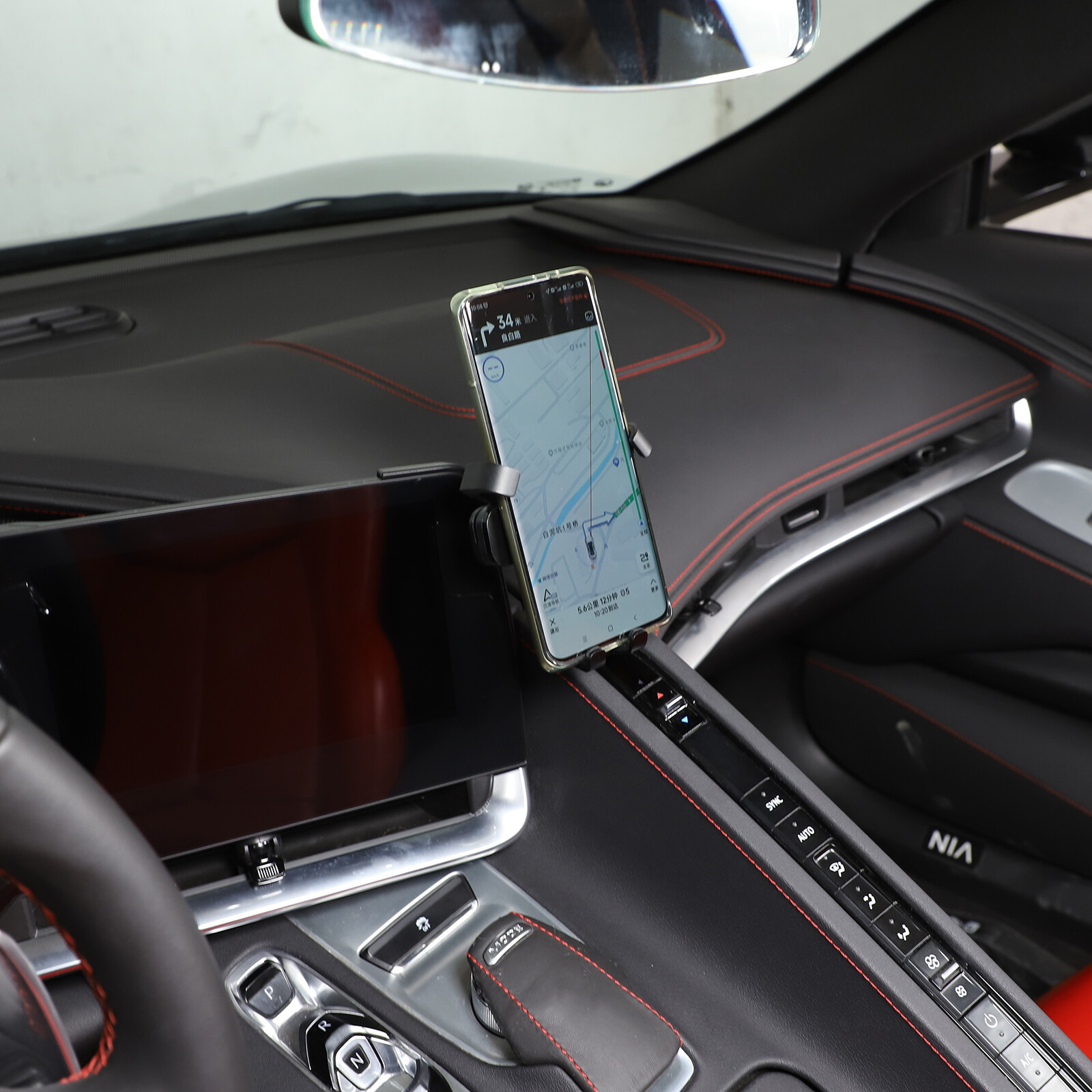 Car Phone Holder Mount Stand For Corvette C8 Z51 Z06 Coupe Convertible ...