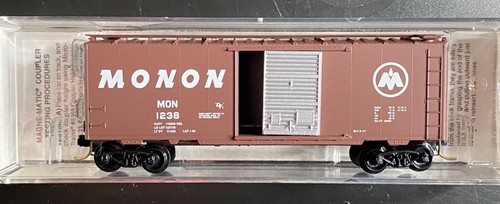 N scale Micro-trains Monon box car 20770 #1238 mint | eBay