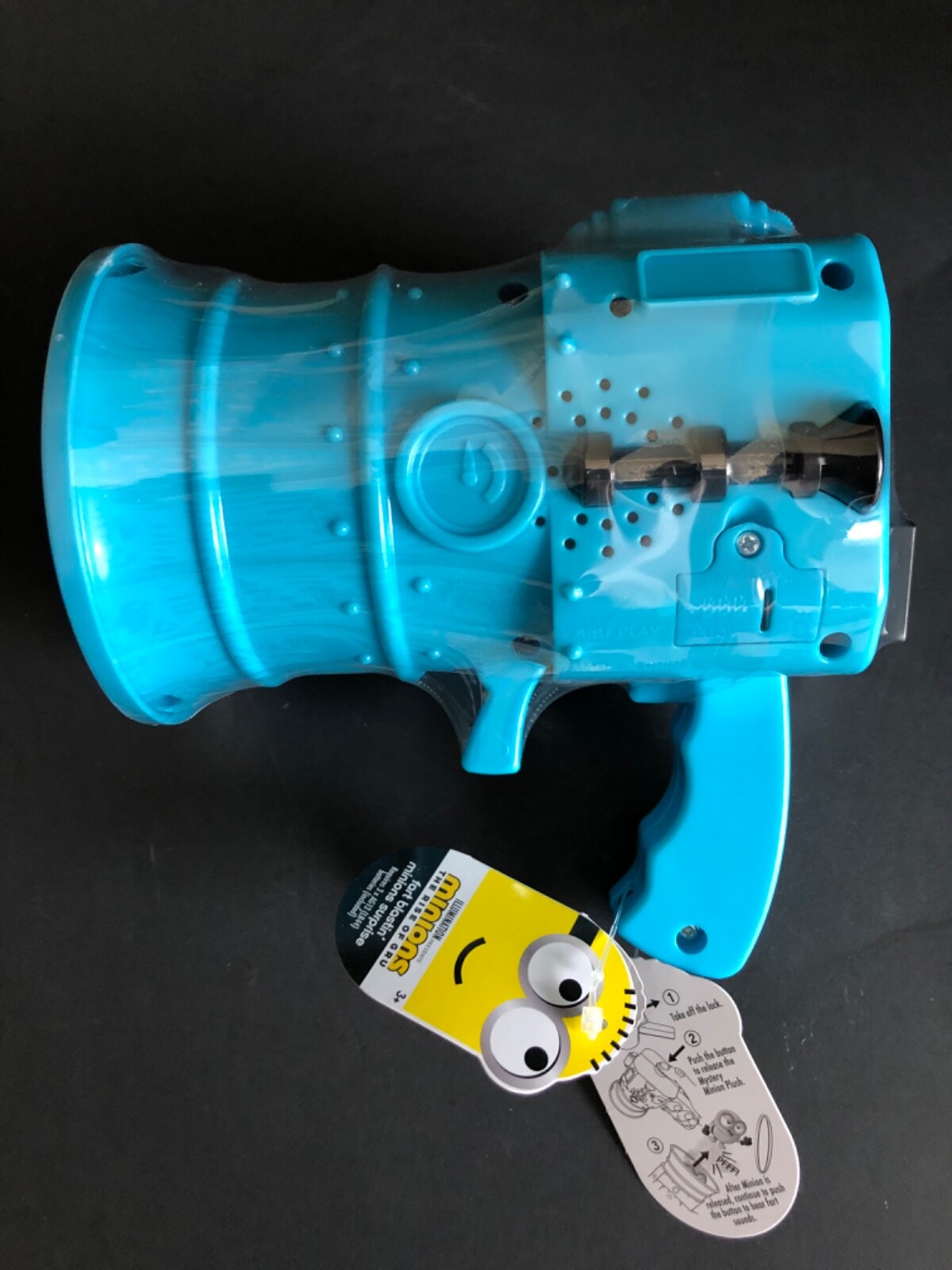 Minions The Rise of Gru Fart Blasting Horn Gun + Minion Plush Pops Out ...
