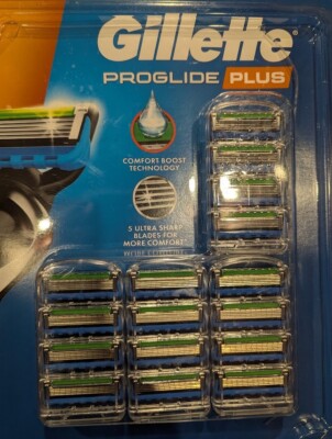 Gillette ProGlide Plus Razor Cartridge Refills - 16 Count, 5 Blade ...