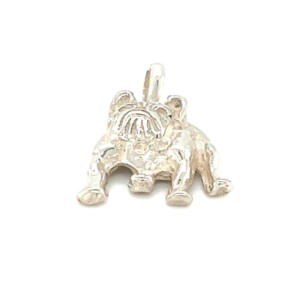 Silver BULLDOG CHARM Puppy Doggy French Dog Boston Terrier Frenchie ...