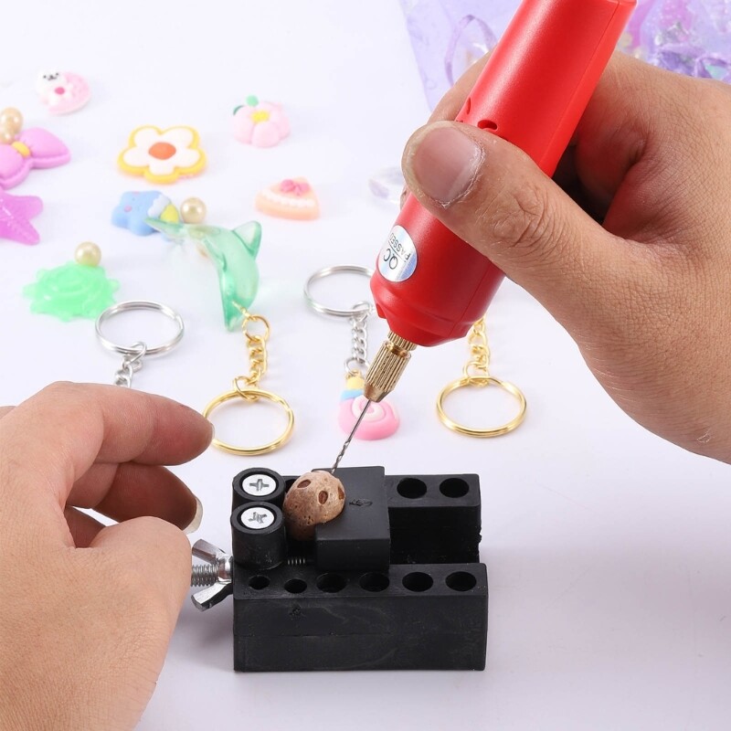 Versatile Electric Pin Vise Kit Mini Electric Hole Puncher Jewelry ...