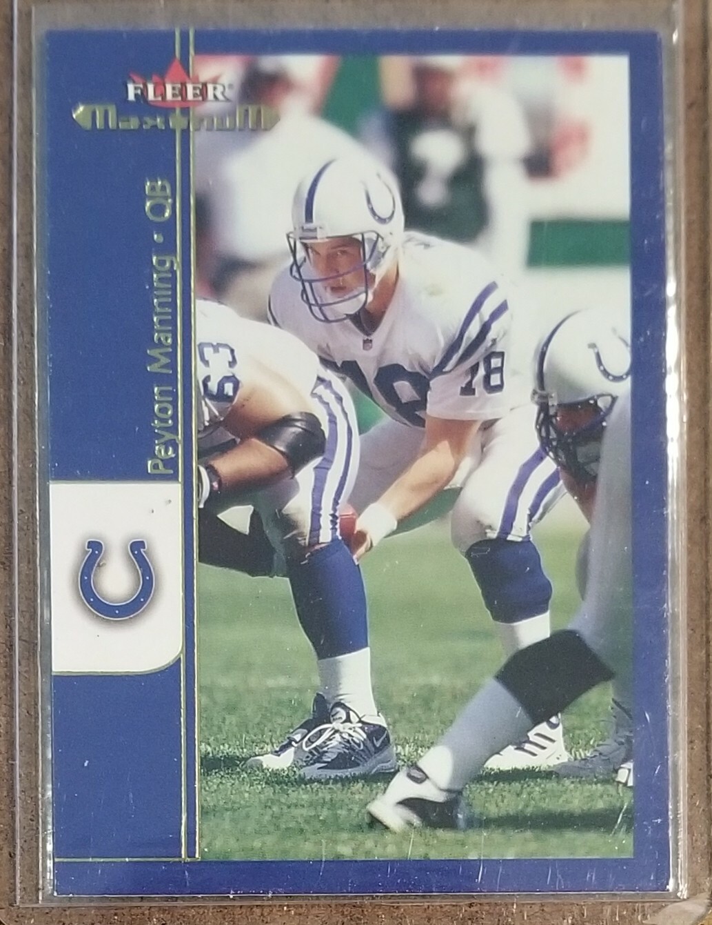 2002 Fleer Maximum #206 Peyton Manning Indianapolis Colts Football Card ...