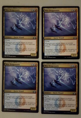 [4x] Wee Dragonauts Guilds of Ravnica MTG Magic The Gathering NM ...