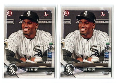 2018 Bowman Luis Robert Rookie Card Lot (2) BP21 White Sox | eBay