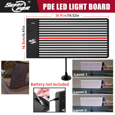 PDR Line Board Dent Paintless Repair LED Light Reflector Tools | eBay