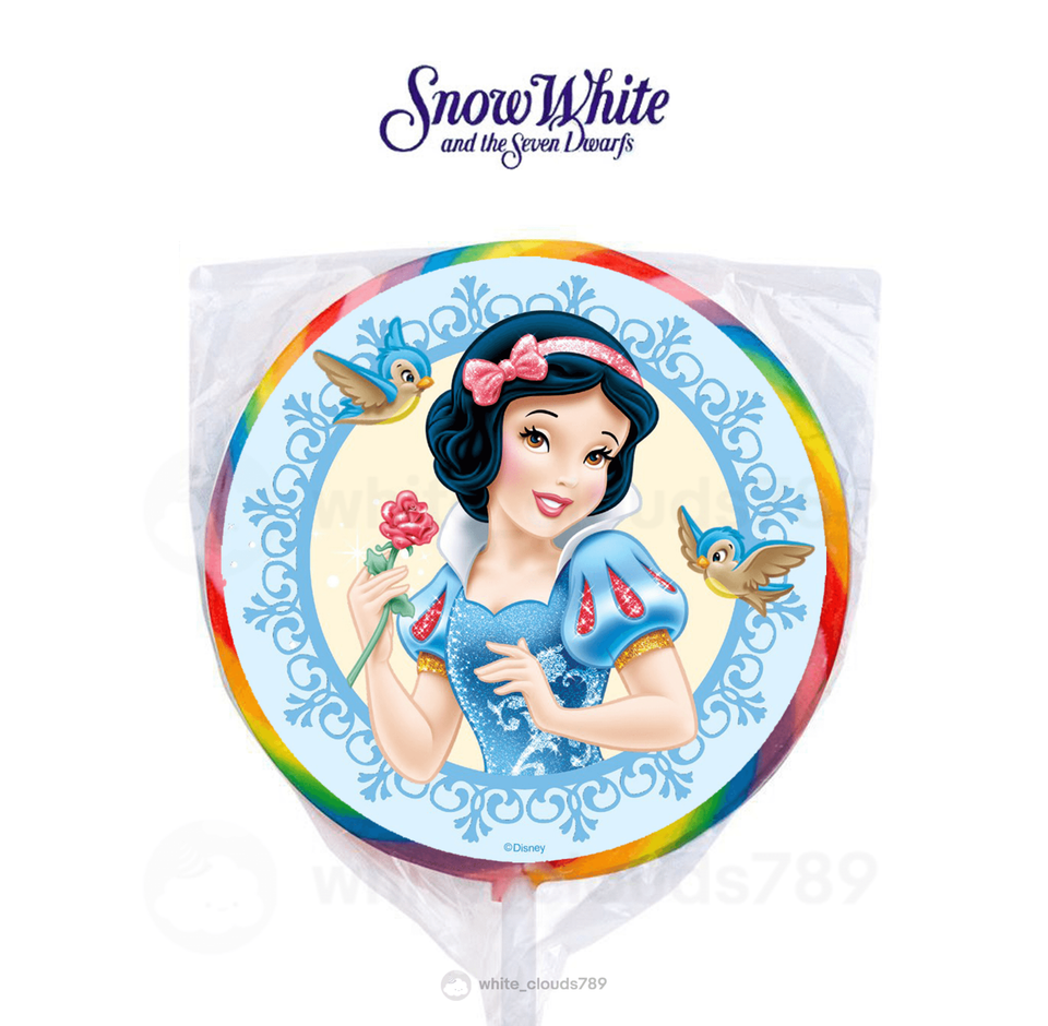 24 Snow White 1.67" Sticker Labels for Bag Birthday Party Favor ...