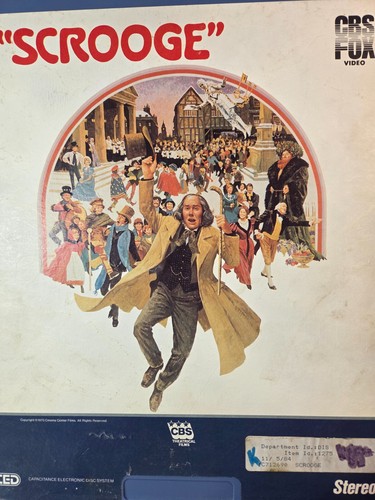 Vintage SCROOGE CED Videodisc - Rare CBS FOX 1983 Hard to find | eBay
