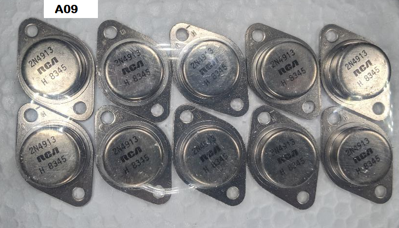 2N4913 RCA Power Transistor 10 Pack 40V 5A NPN Bin A09 | eBay
