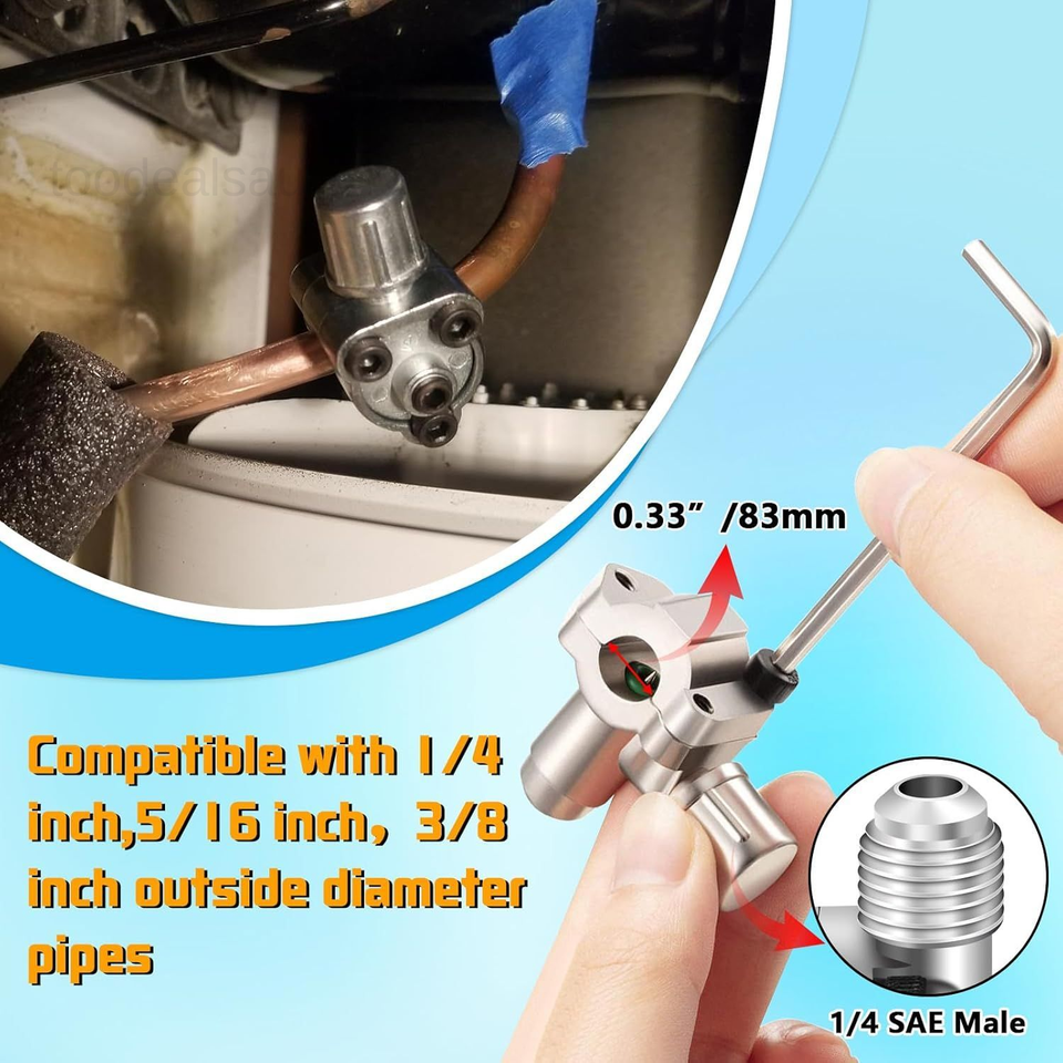 AC R134A R1234YF Refrigerant Recharge Hose Kit, AC R134a 1234yf Gauge ...