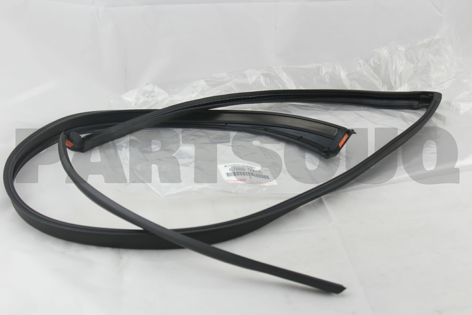 6788850030 Genuine Toyota WEATHERSTRIP, REAR DOOR, NO.2 LH 67888-50030 ...