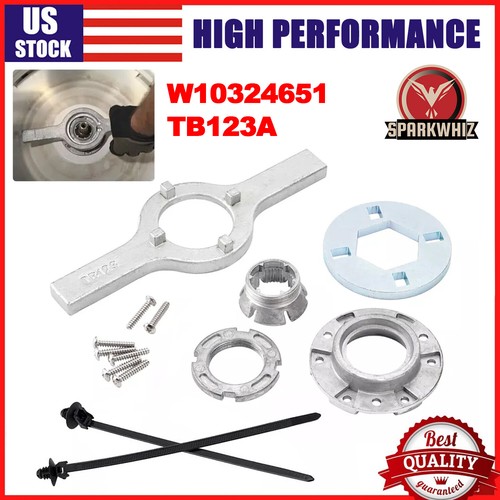 W10324651 Hub with TB123A Washer Spanner Wrench for Whirlpool Kenmore ...