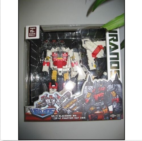 Transformers TFC Toys Project Uranos SR-71 Blackbird + X-45 Phantom Ray ...