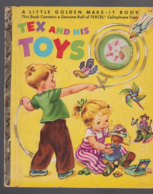 Tex and His Toys Little Golden Make-It Book 2nd Print | eBay