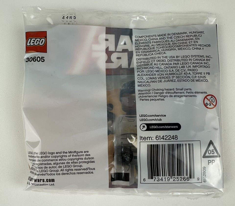Finn (FN-2187) LEGO Star Wars (30605) Factory Sealed Polybag Set ...