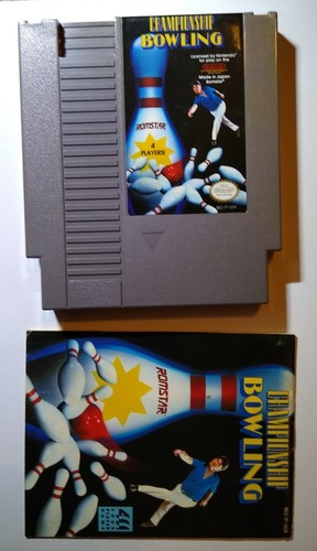 NES Nintendo Championship Bowling W/ Manual Authentic & Tested | eBay