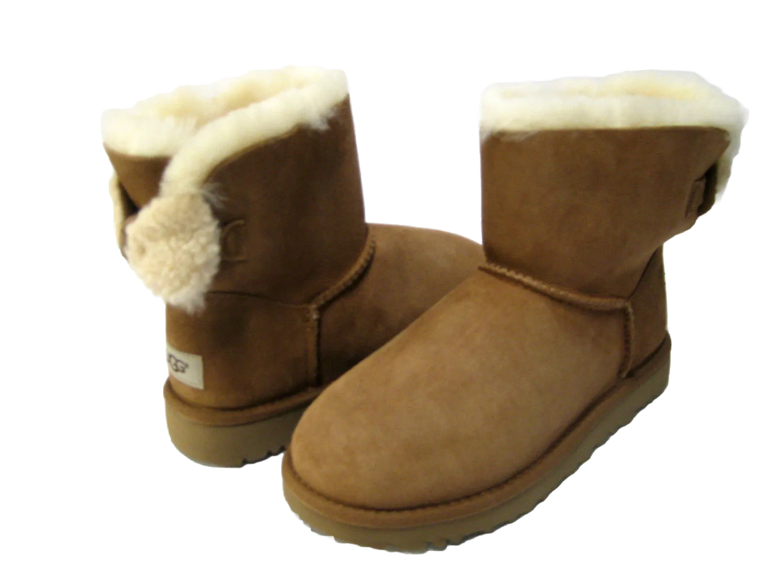 UGG ARIELLE BOW WOMEN ANKLE BOOTS SUEDE CHESTNUT US 10 /UK 8.5 /EU 41 ...