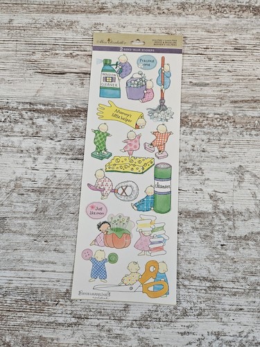 MISS ELIZABETH'S Mother's Helpers Stickers Bryce & Madeline 2 Sided ...