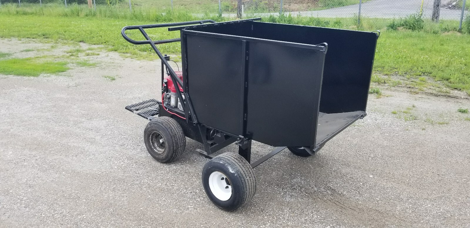 Garlock Roofing/ Panther Power Dump Cart / Ride on Roofing ...