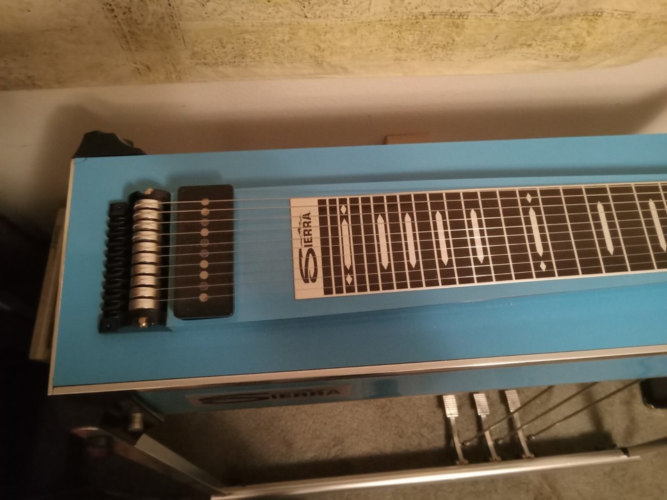 Sierra Pedal Steel Guitar. Olympic Model. 10 string, E9. 3 pedals, 4 ...