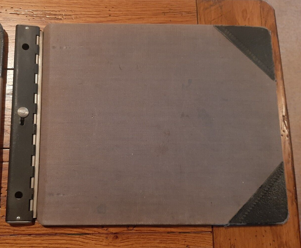 Vintage NATIONAL 2 Post Accounting Bookkeeping Binder Ledger Mid ...