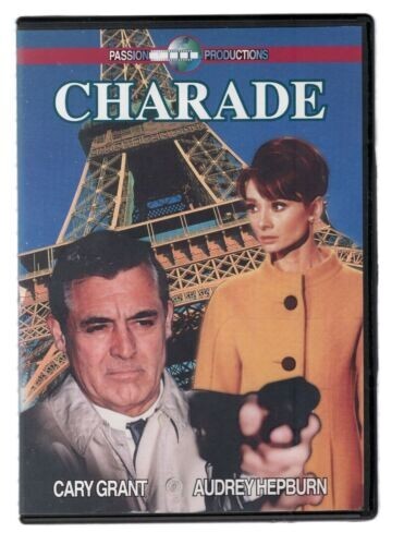 Charade (DVD) w/ Cary Grant & Audrey Hepburn Region Free - VERY GOOD ...