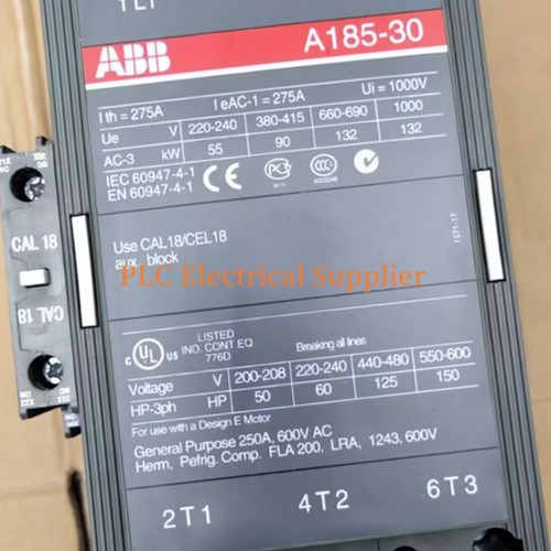 A18530 1X new ABB A185-30-11 Contactor 220-230V50Hz/230-240V60Hz ...
