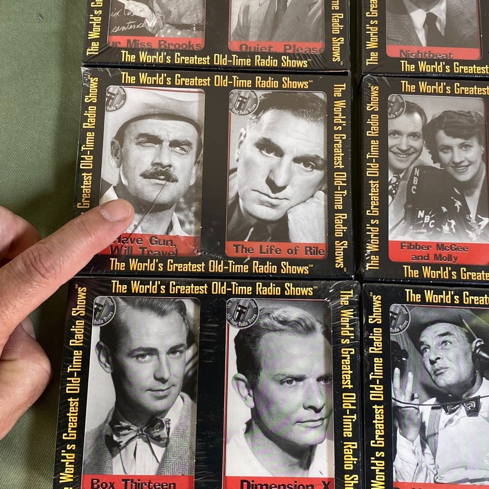 The Worlds Greatest Old Time Radio Shows Cassettes Sealed (7 Sets of 2 ...