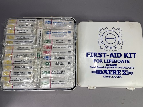 Datrex Life Boat First Aid Kit 8010 DX0400M USA Coast Guard USCG | eBay