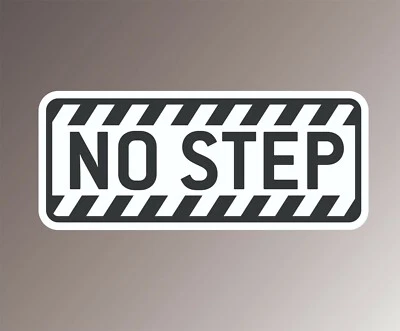 Aviation Safety ADHESIVE DECAL - NO STEP 3' | Grelly UK