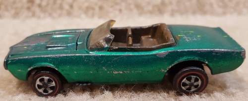 Vintage Original 1968 1969 Hot Wheels Redlines Custom Firebird Green ...