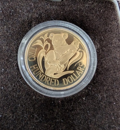 1980 Royal Australia Mint $200 Koala Coin - 22ct Gold - 10 grams | eBay ...