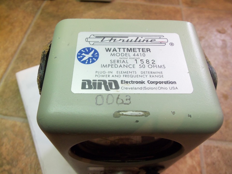 Bird 4410 Thruline Watt Meter / NICE / Bird 43 Type | eBay