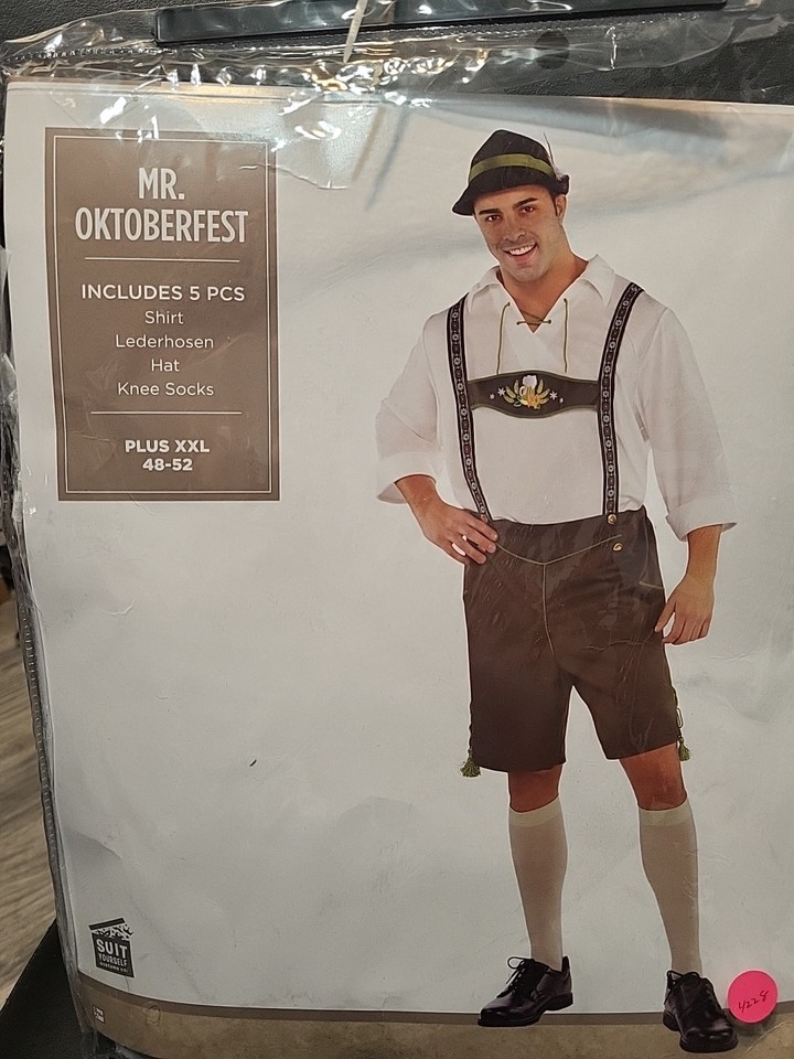 Mr. Oktoberfest October Costume Adult 2X-Large 5 Pieces #4228 | eBay