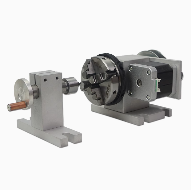 4-jaw Chuck 1:10 CNC 100mm Chuck Swivel Spindle 4th Axis Chuck ...