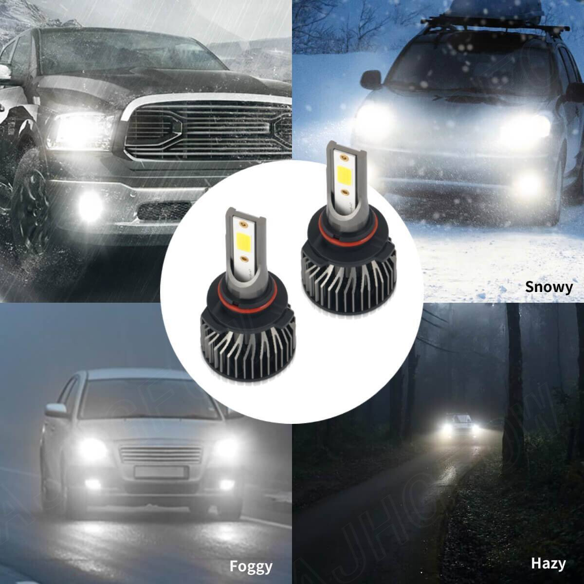 7000K LED Headlights Lights Bulbs for Chevy Silverado 1500 2500HD 3500 ...