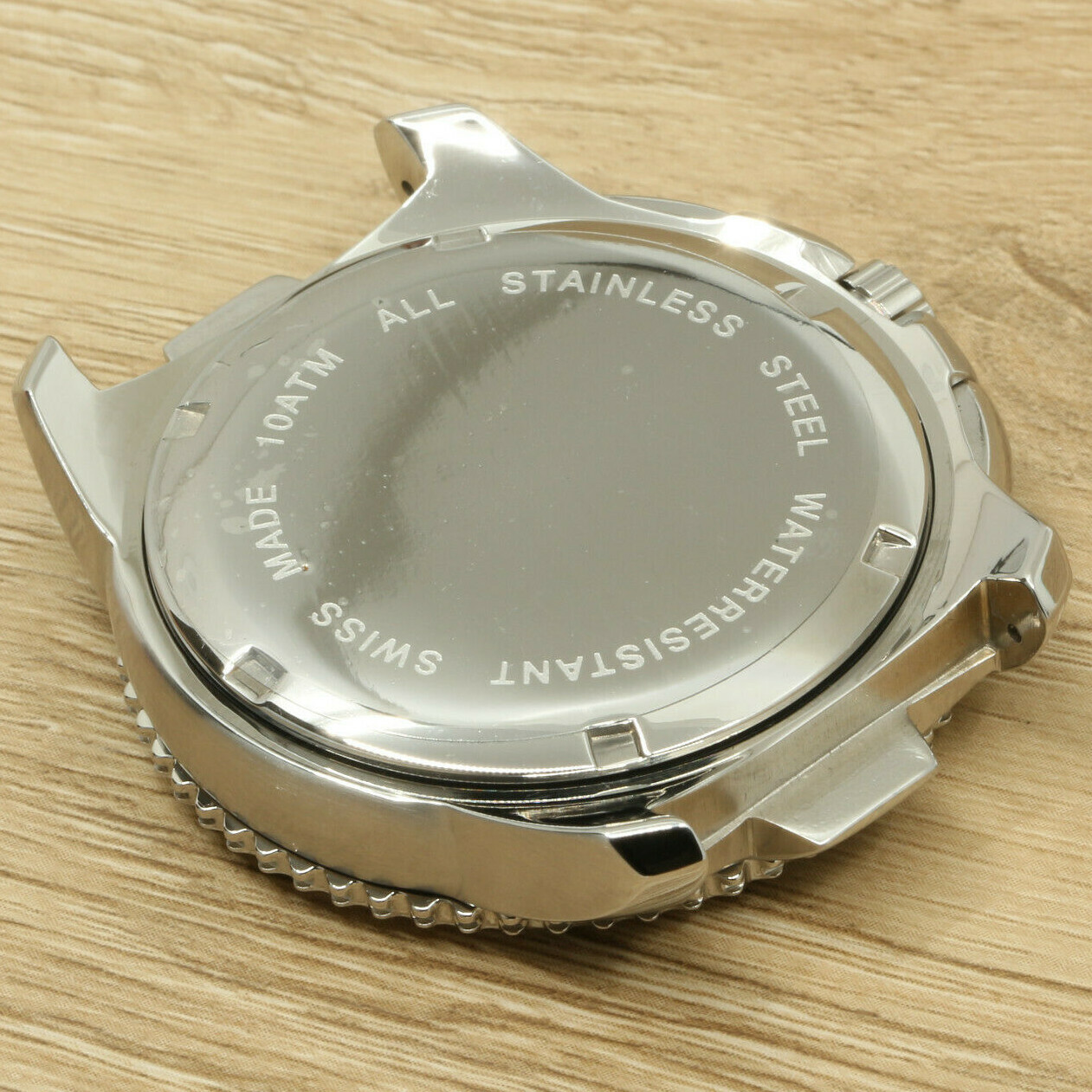 XL WATCH CASE for ETA 2824-2, eingravi 10 ATM 43,3mm Uhrengehäuse ...