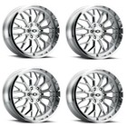 Set 4 22" Vision Off-Road 402 Riot Chrome Wheels 22x12 8x170 Lifted ...