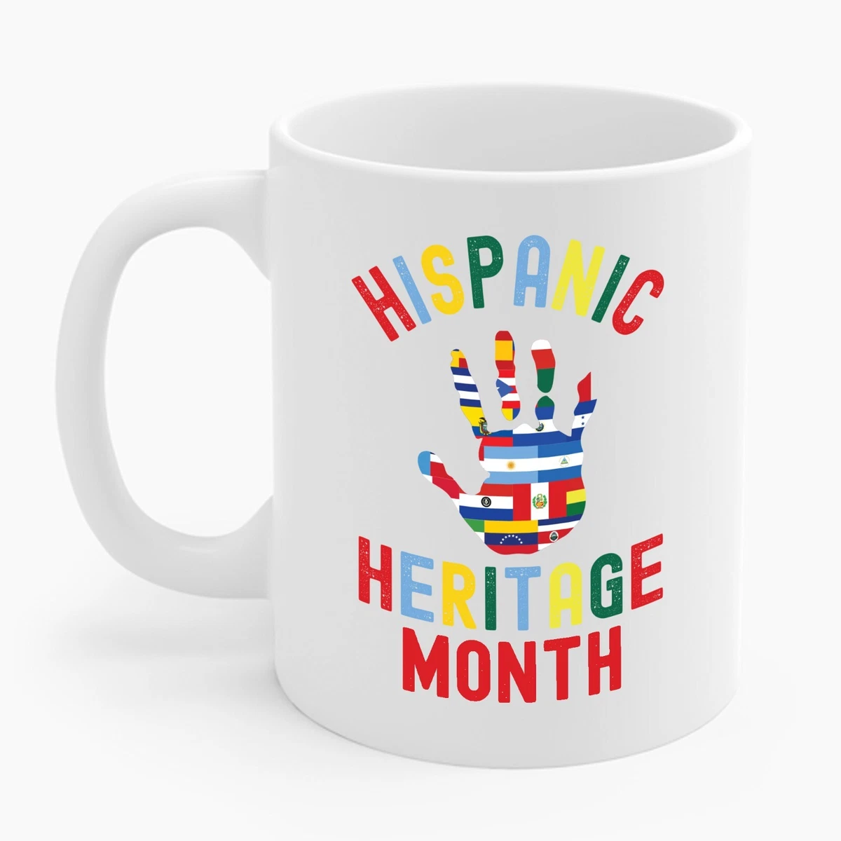 Hispanic Countries Hand