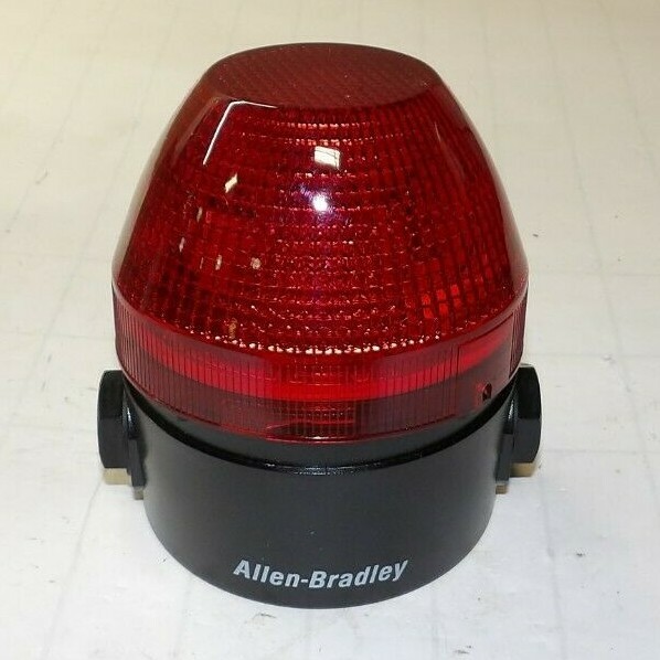 Allen-Bradley 855BS-S35SL4 Red Industrial LED Round Beacon 24/48 VAC ...