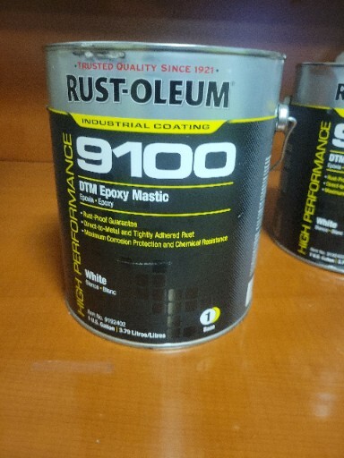 Rust-Oleum 9100 System 340voc DTM Epoxy Mastic White for sale online | eBay