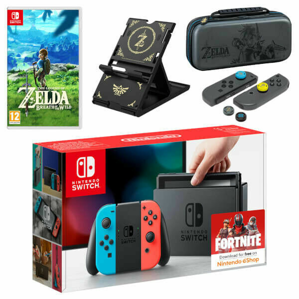 Nintendo Switch The Legend Of Zelda Breath Of The Wild Pack Console